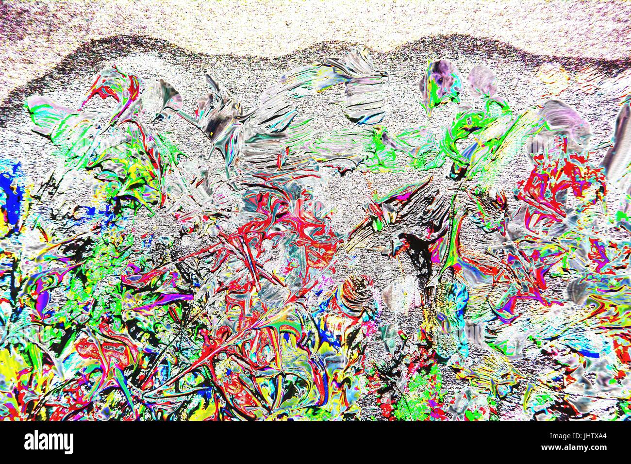 German abstract art by Alfred Georg Sonsalla Stock Photo - Alamy