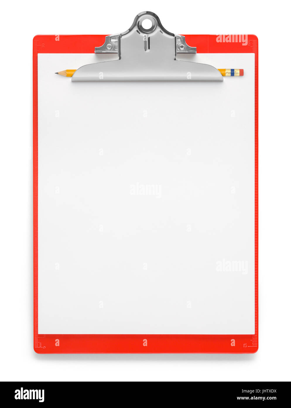 Empty paper with pencil hi-res stock photography and images - Alamy