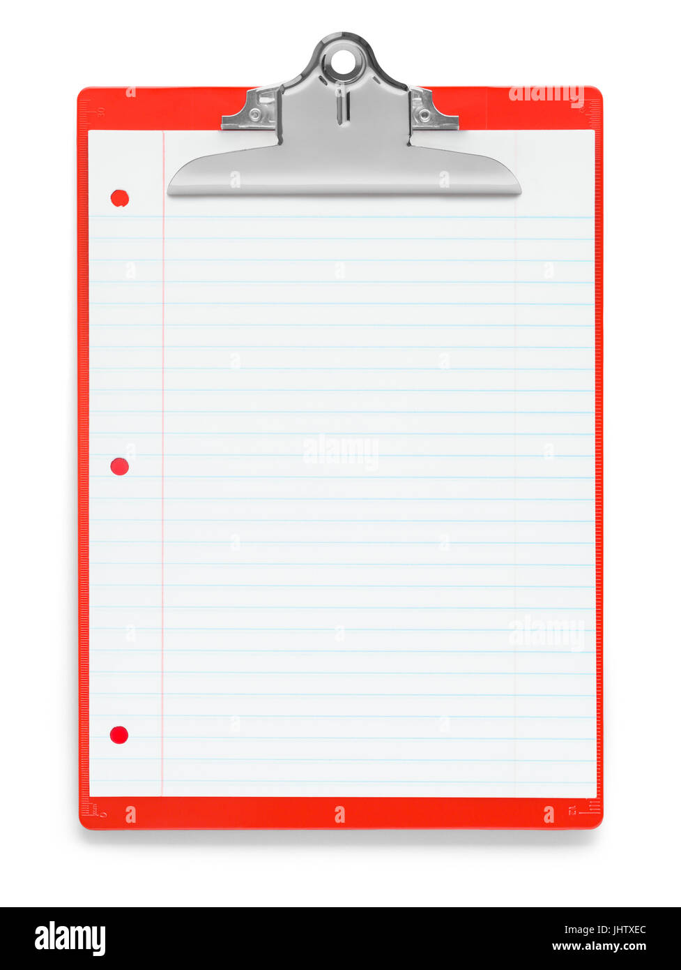 Clipboard With Lined Paper