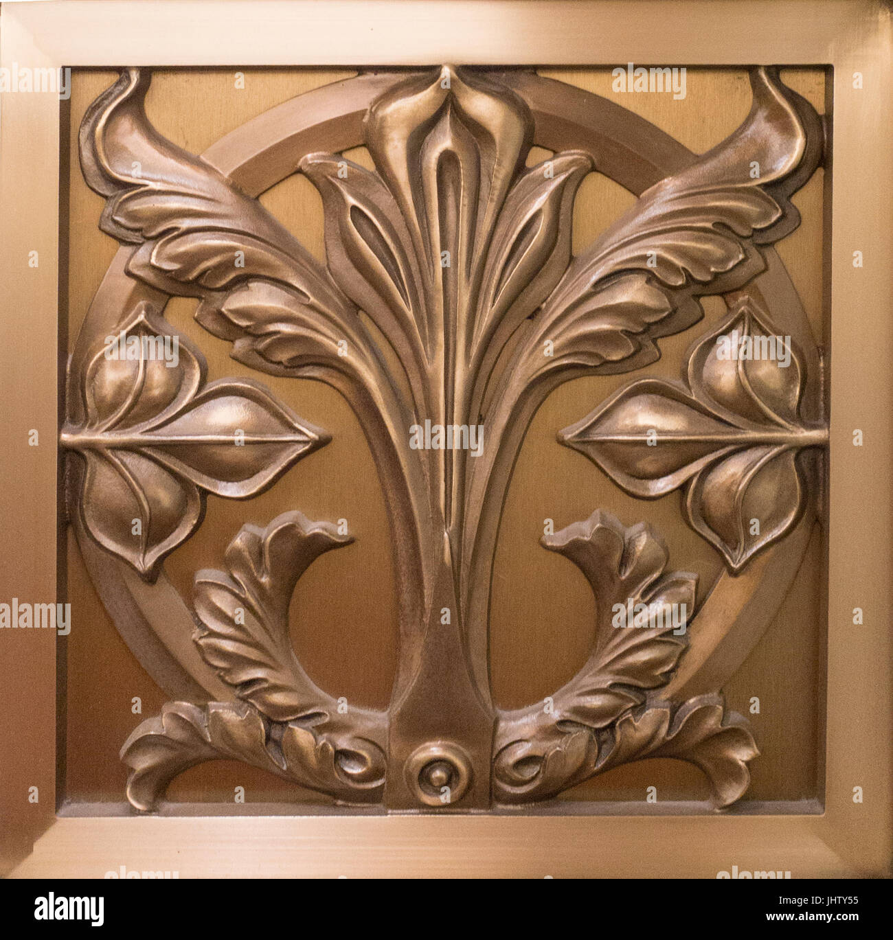 decorative braze plant like designs Stock Photo - Alamy