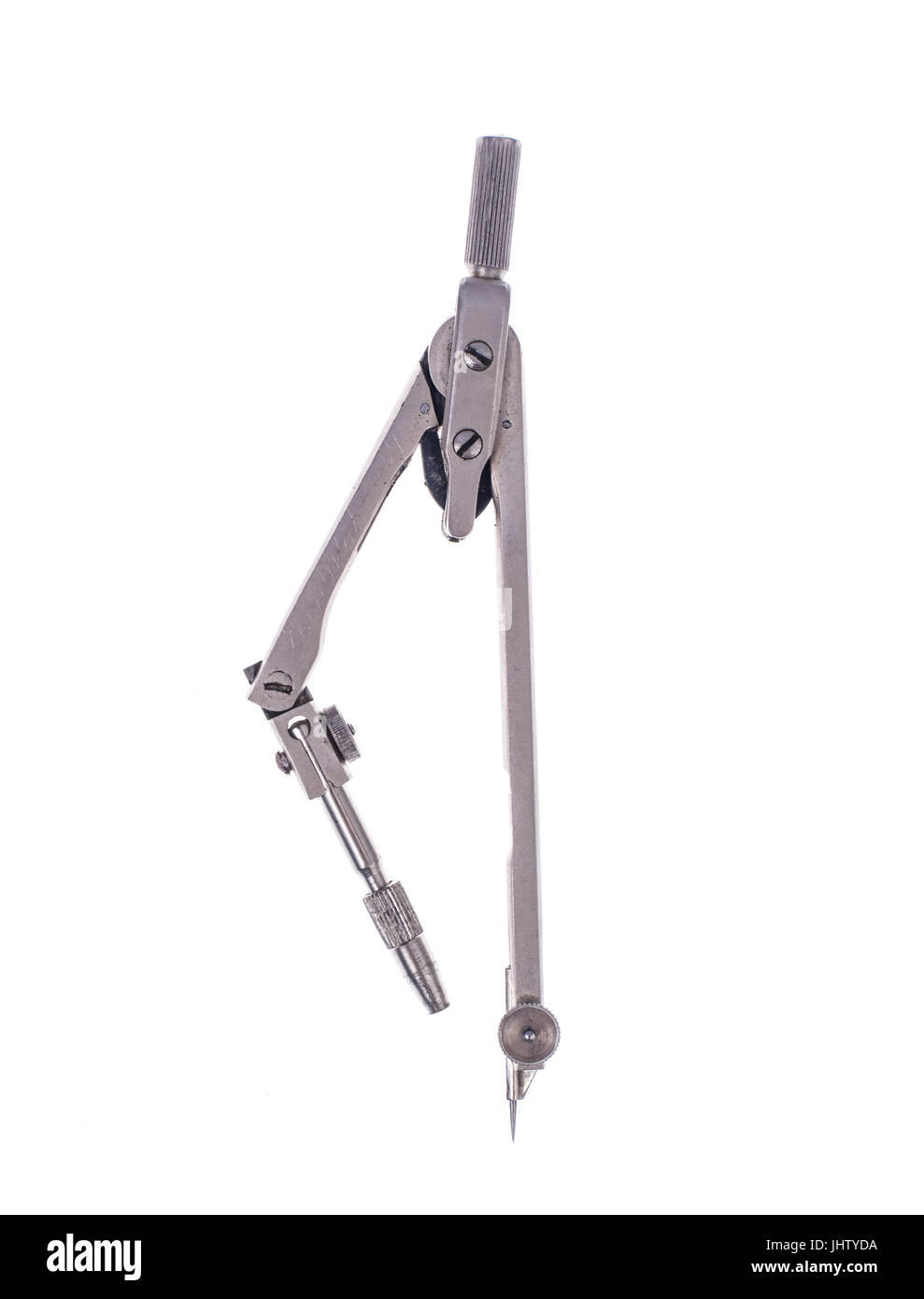 Retro metal drawing tools. Studio Photo Stock Photo - Alamy