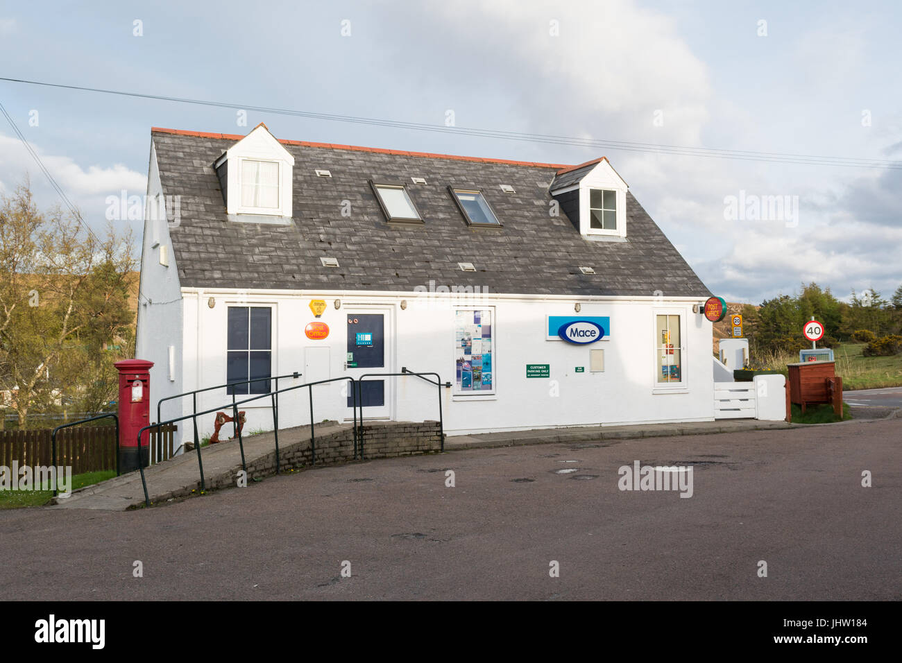 Poolewe post office hi-res stock photography and images - Alamy