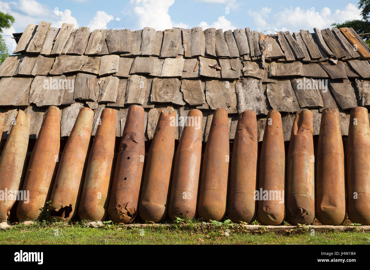 Use of bomb casing in laos hi-res stock photography and images - Alamy