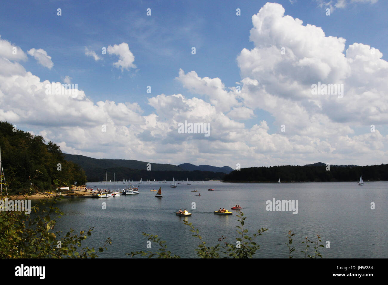 Artificial lake solina hi-res stock photography and images - Alamy