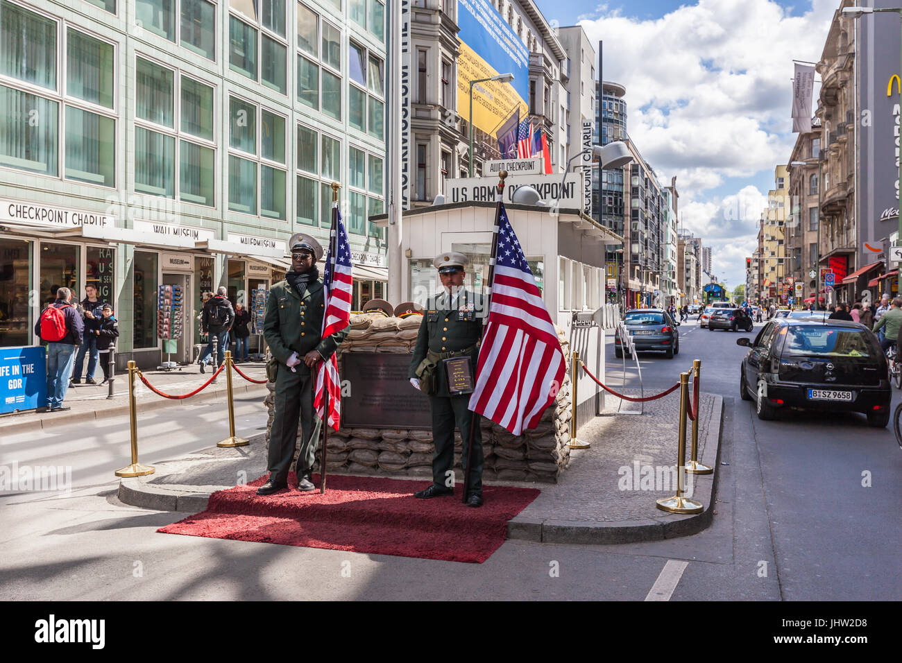 Checkpoint Charlie in Berlin, Germany Stock Photo - Alamy