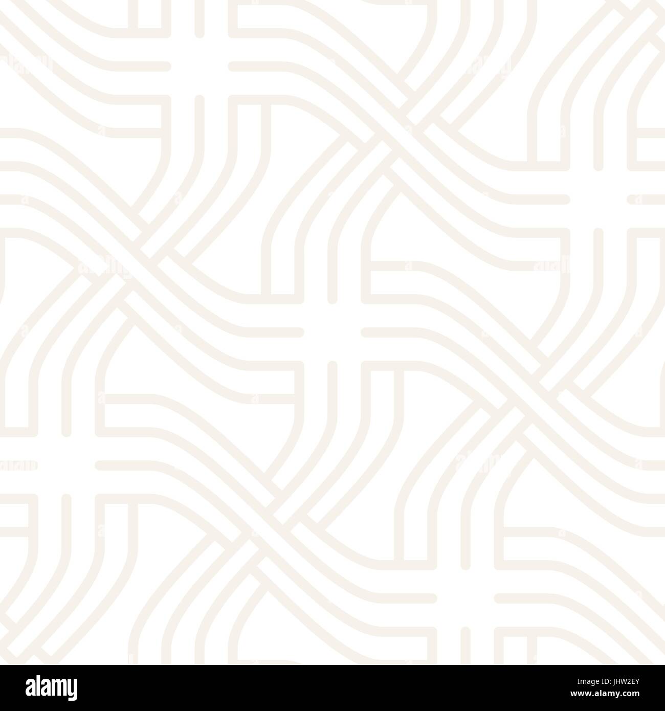 Seamless subtle cross shape lattice pattern. Abstract geometric tiling ...