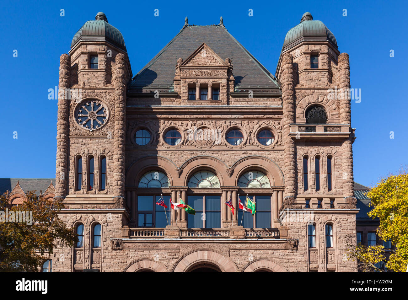 TORONTO CANADA, NOVEMBER 5, 2016: Ontario Legislative Building at Queen ...