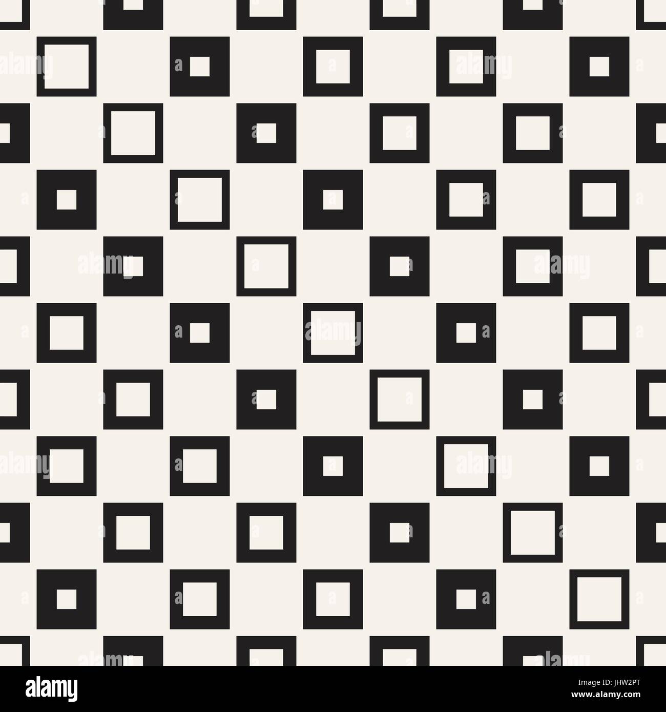Repeating Geometric Rectangle Tiles. Stylish Monochrome Lattice. Vector ...