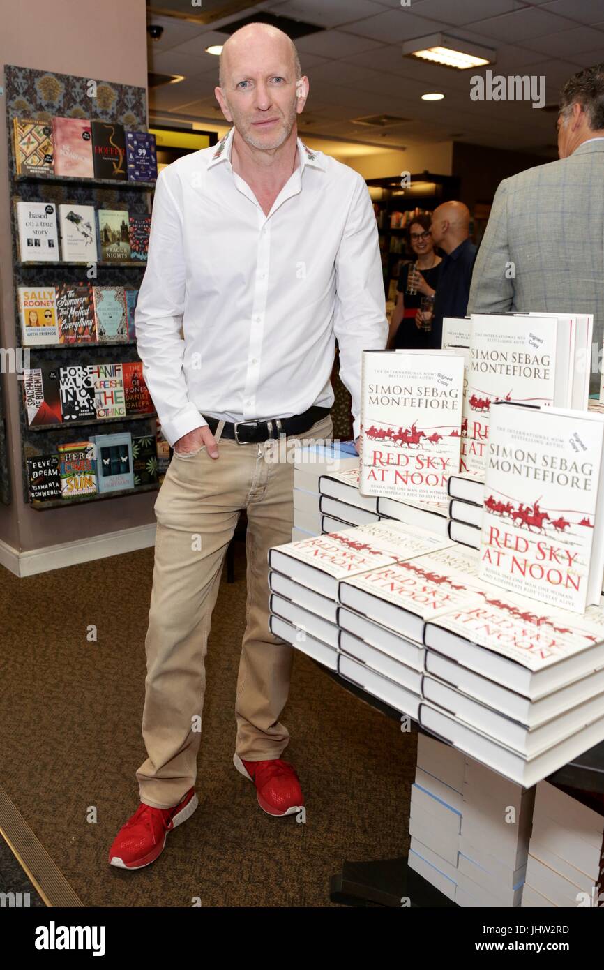 Guests attend Simon Sebag Montefiore: Red Sky At Noon - book launch ...