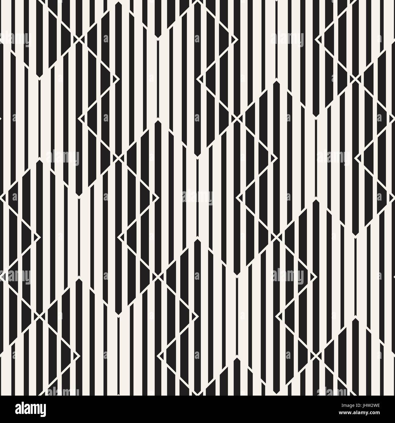 Vector Seamless Black And White Lines Pattern Abstract Background ...