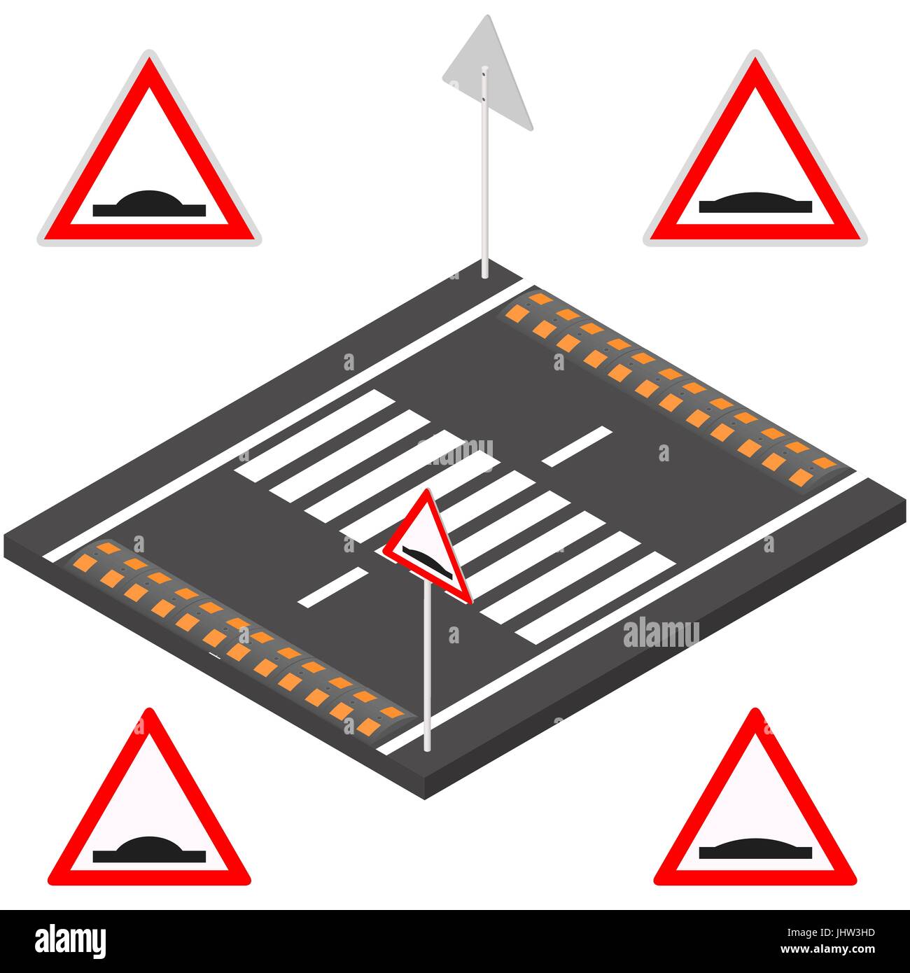 Bumpy road Stock Vector Images - Alamy