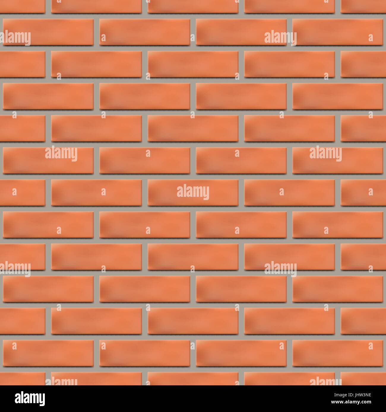Repeating background from a set of orange bricks, grunge seamless ...