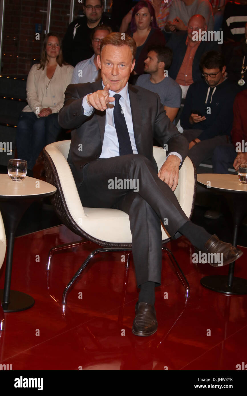 German ZDF TV Talkshow Markus Lanz at Fernsehmacher-Studio Featuring ...