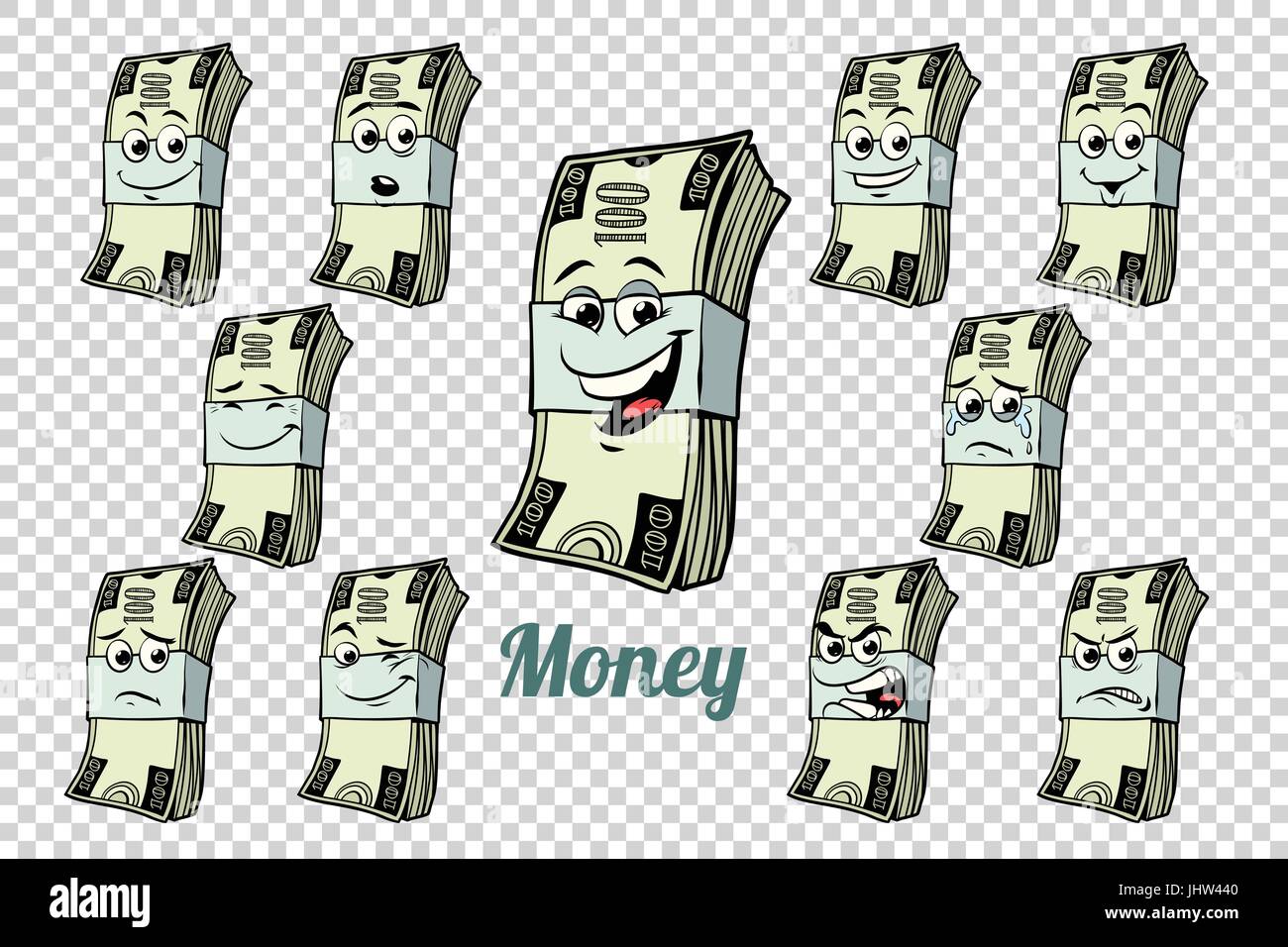 Collection cute note paper Stock Vector Images - Alamy