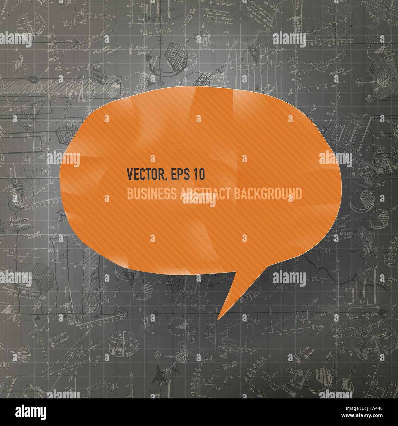 Abstract business background with graphs. Vector illustration, EPS10 ...