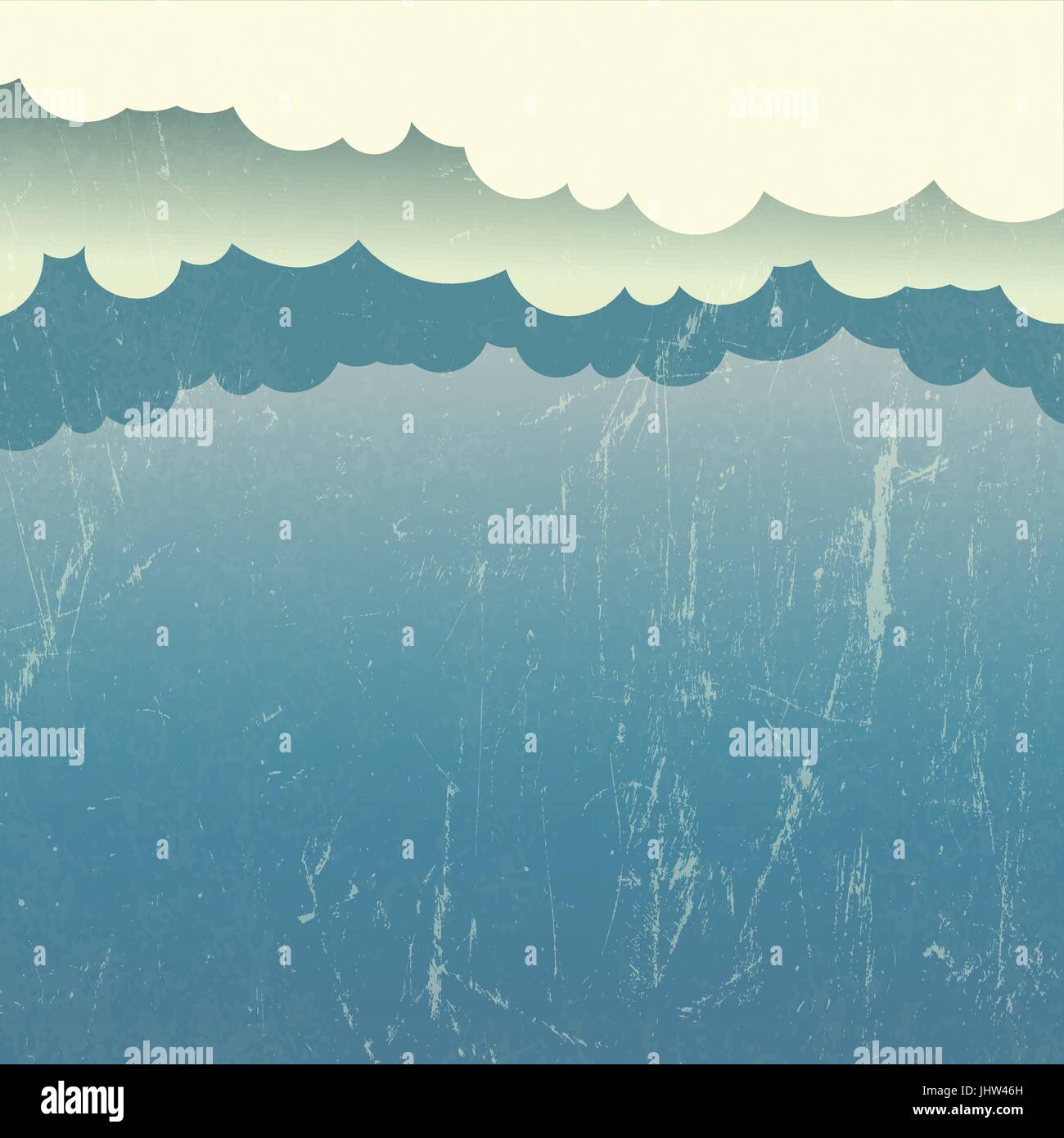 Sky with clouds abstract illustration. Vector Stock Vector Image & Art ...