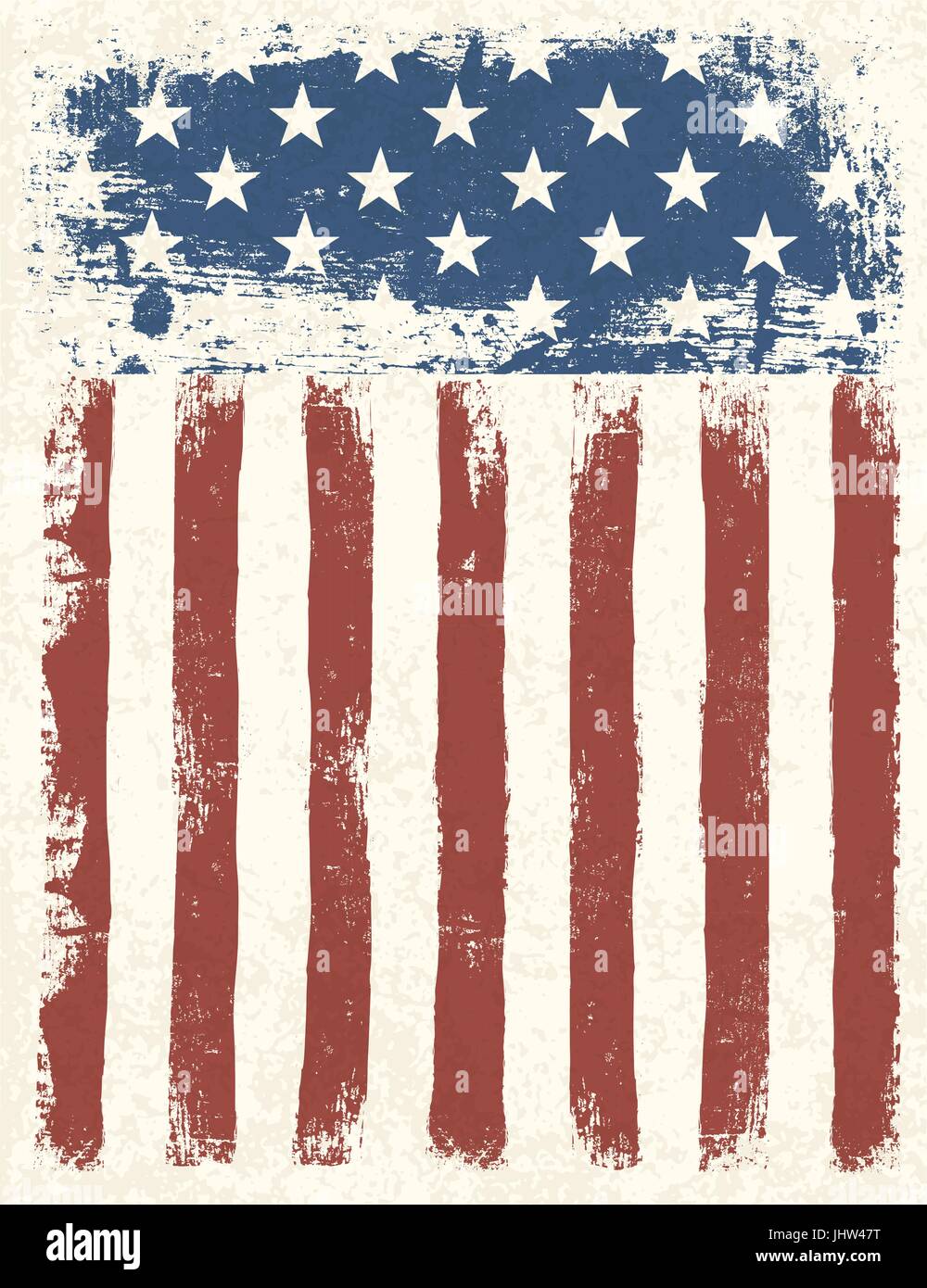 Grunge American flag background. Vector illustration, EPS 10 Stock ...