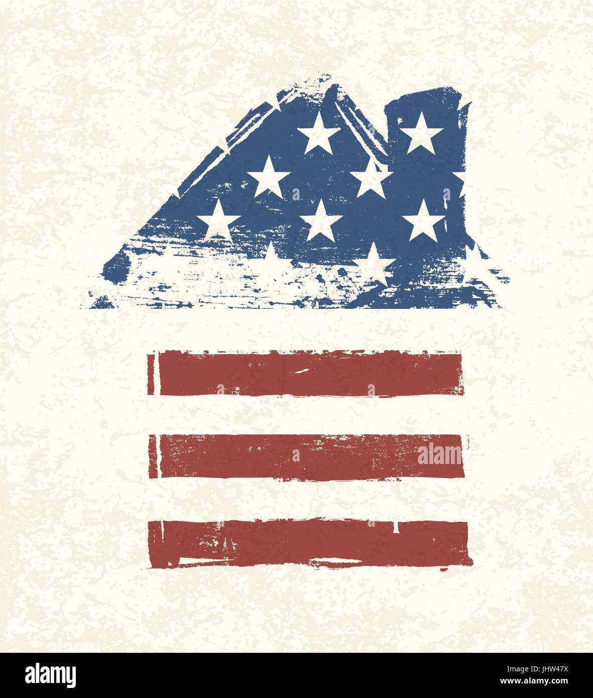 Patriotic house Stock Vector Images - Alamy