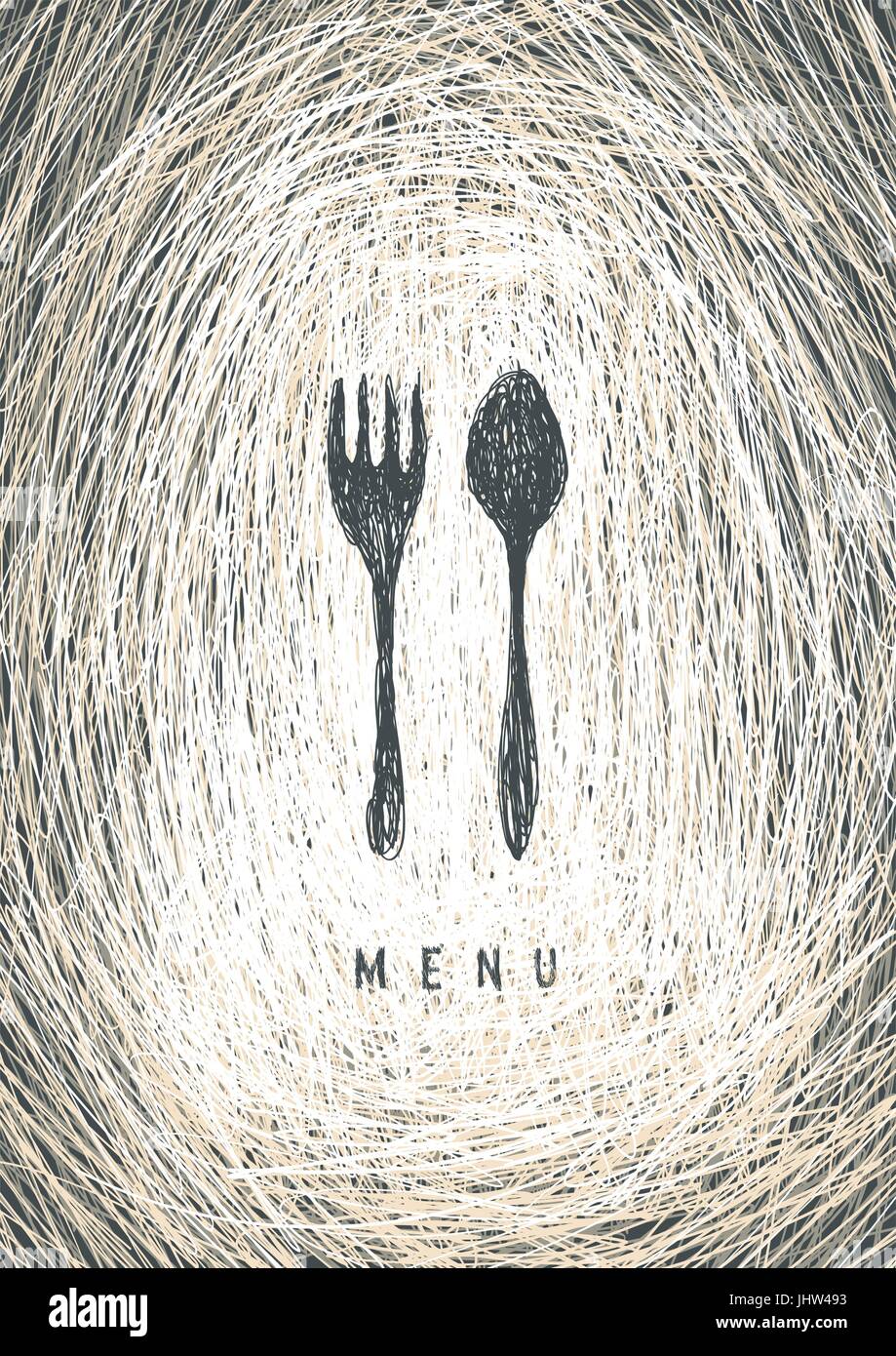 Art Restaurant Menu Concept Design. Vector Stock Vector Image & Art - Alamy