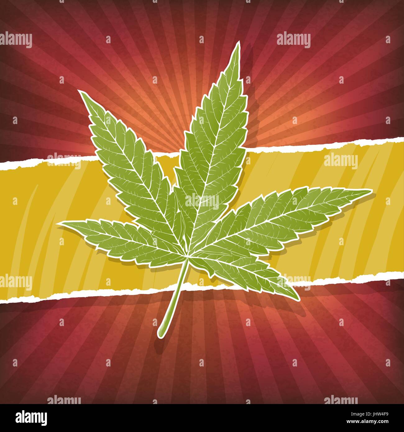 Background with cannabis leaf and rasta colors Stock Vector Image & Art ...