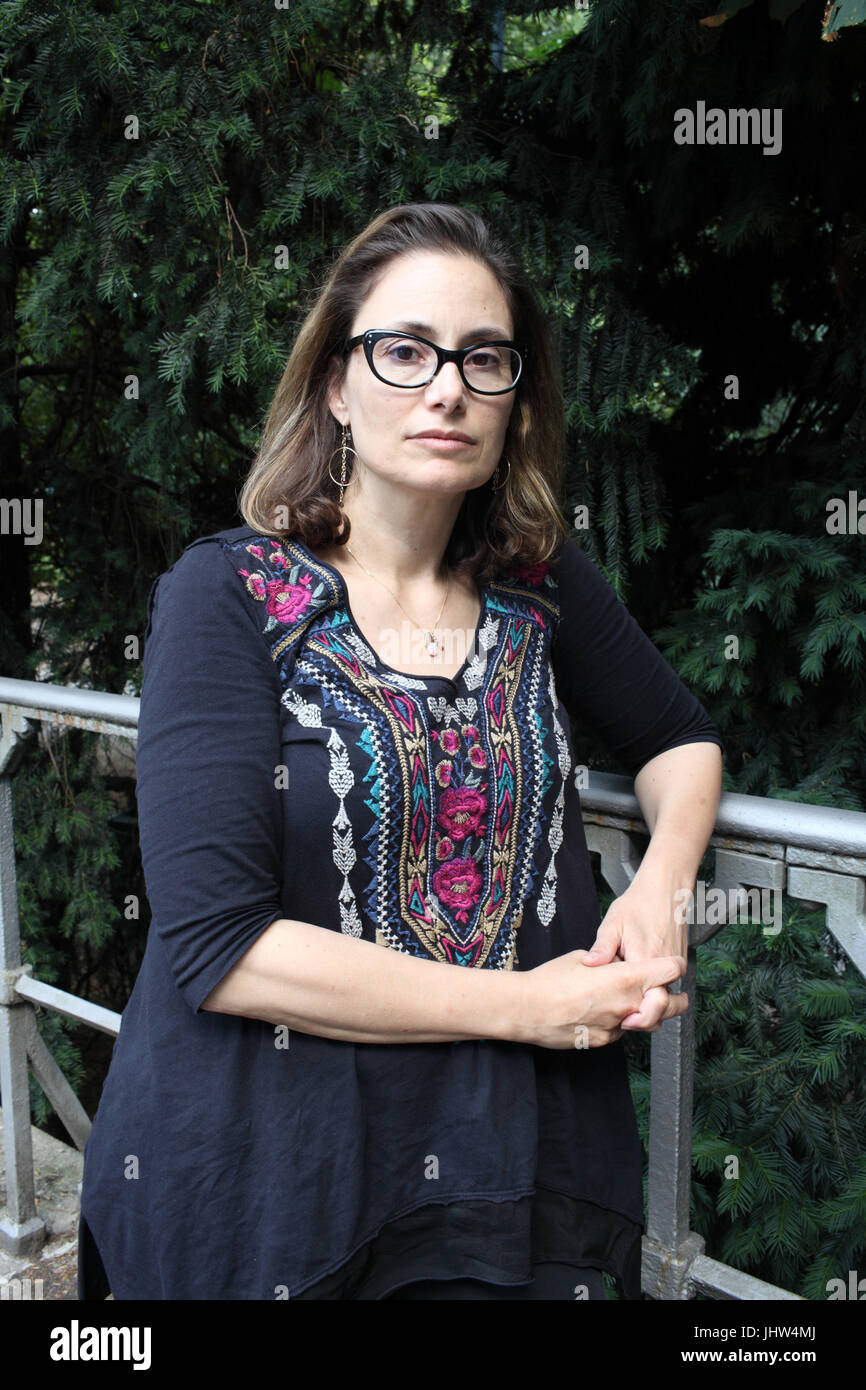 Portrait of Dana Spiotta 27/06/2017 ©Basso CANNARSA/Opale Stock Photo ...