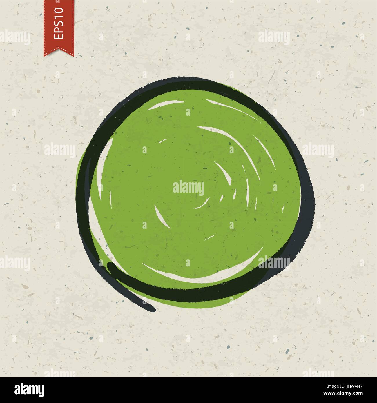 Circle symbol on paper texture. Vector, EPS10 Stock Vector Image & Art ...