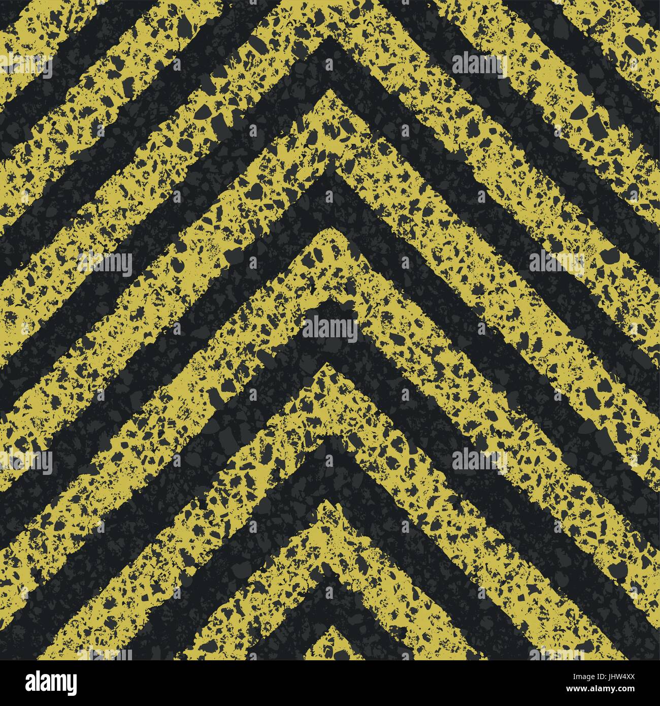 Danger arrows on asphalt texture. Vector, EPS8 Stock Vector Image & Art ...