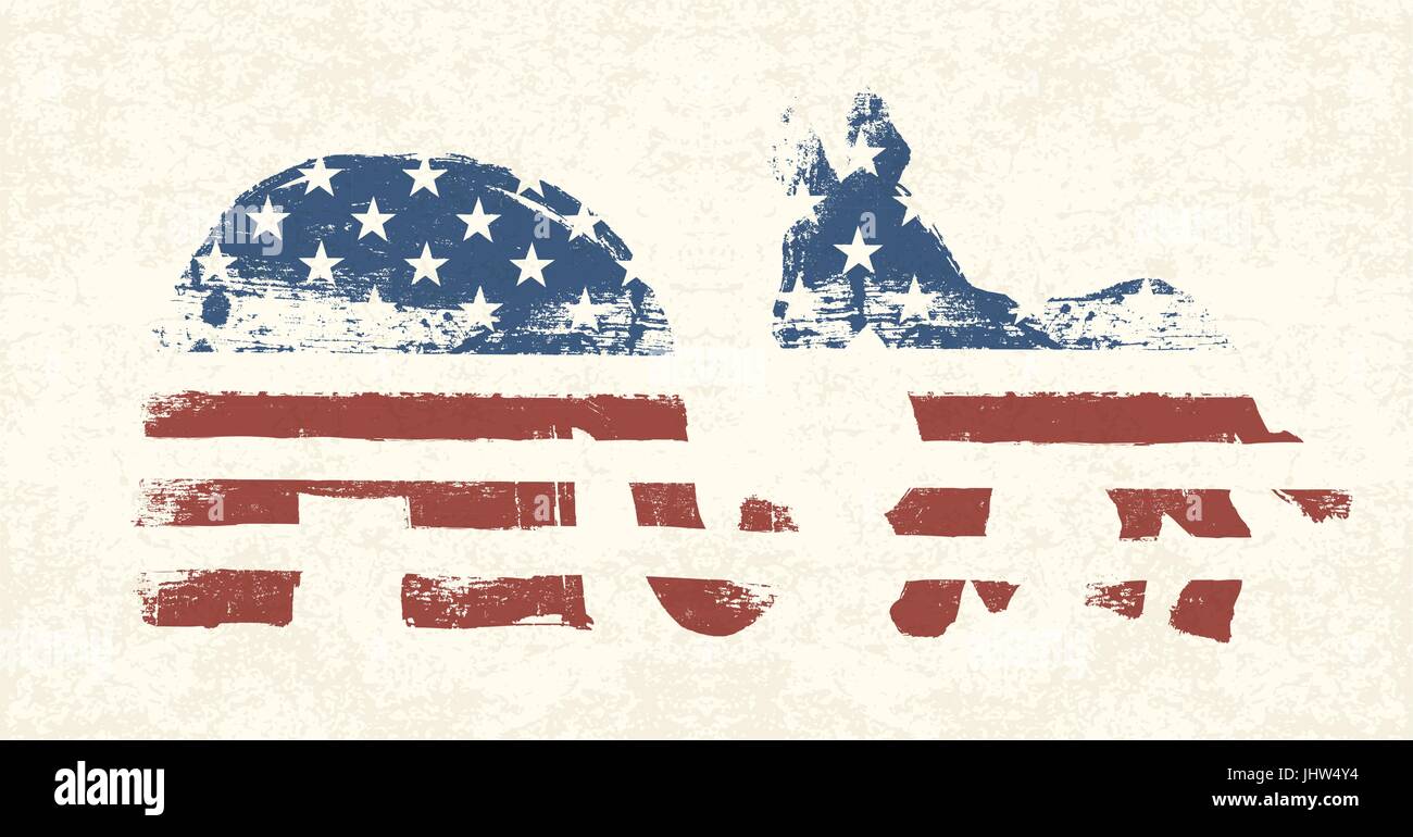 Democratic and republican symbols hi-res stock photography and images ...