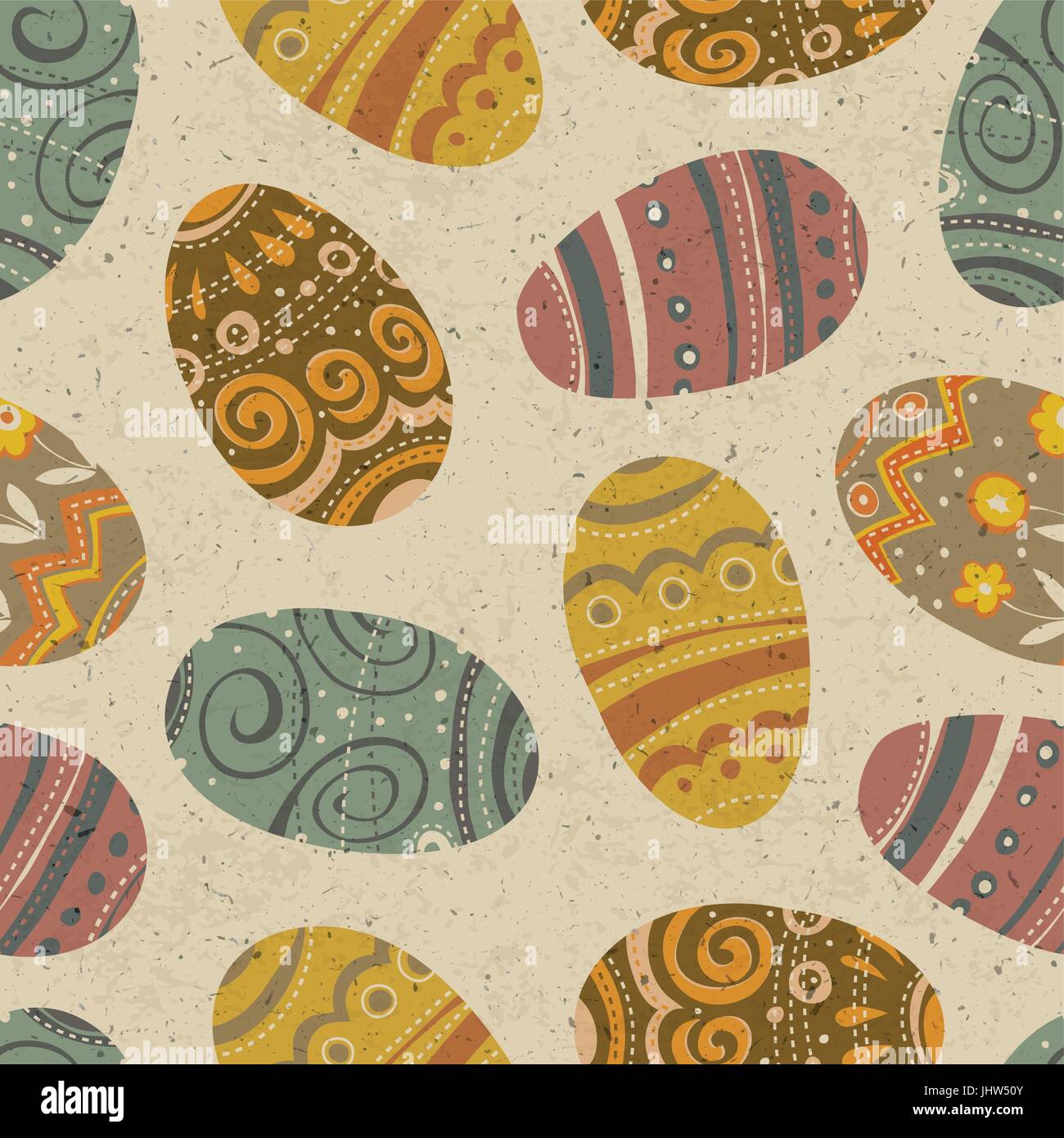 Many easter paper eggs Stock Vector Images - Alamy