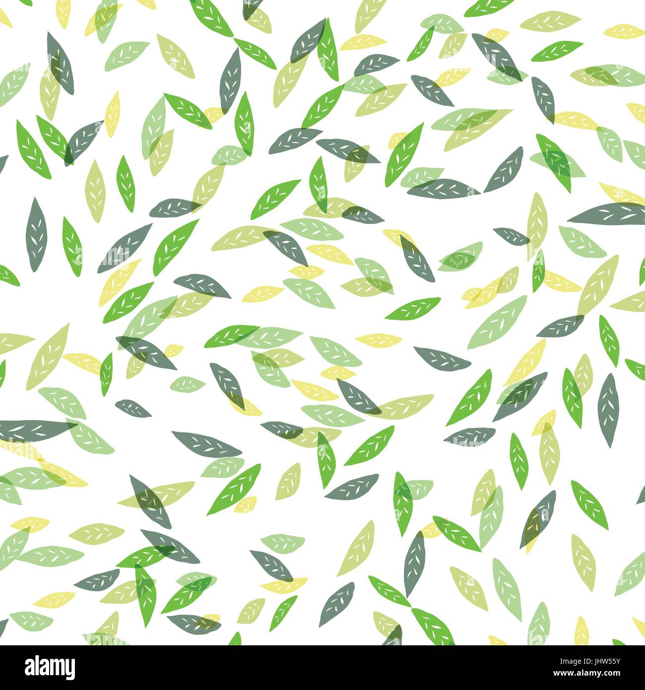 Green leaves background seamless Stock Vector Image & Art - Alamy