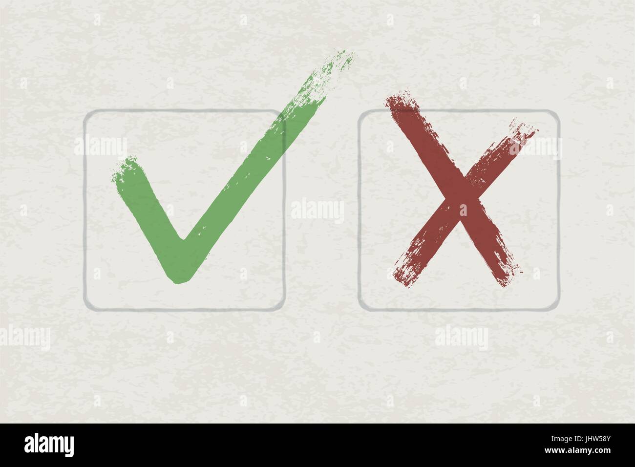 Check list square grunge Stock Vector Images - Alamy