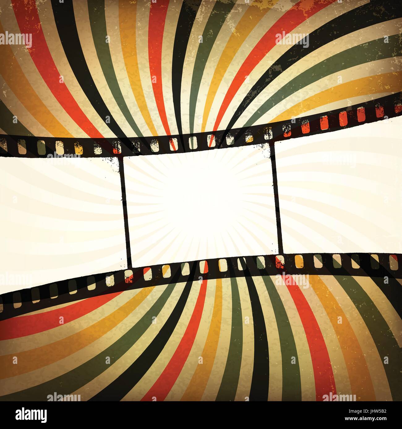 Grunge film strip background. Vector, EPS10 Stock Vector Image & Art ...