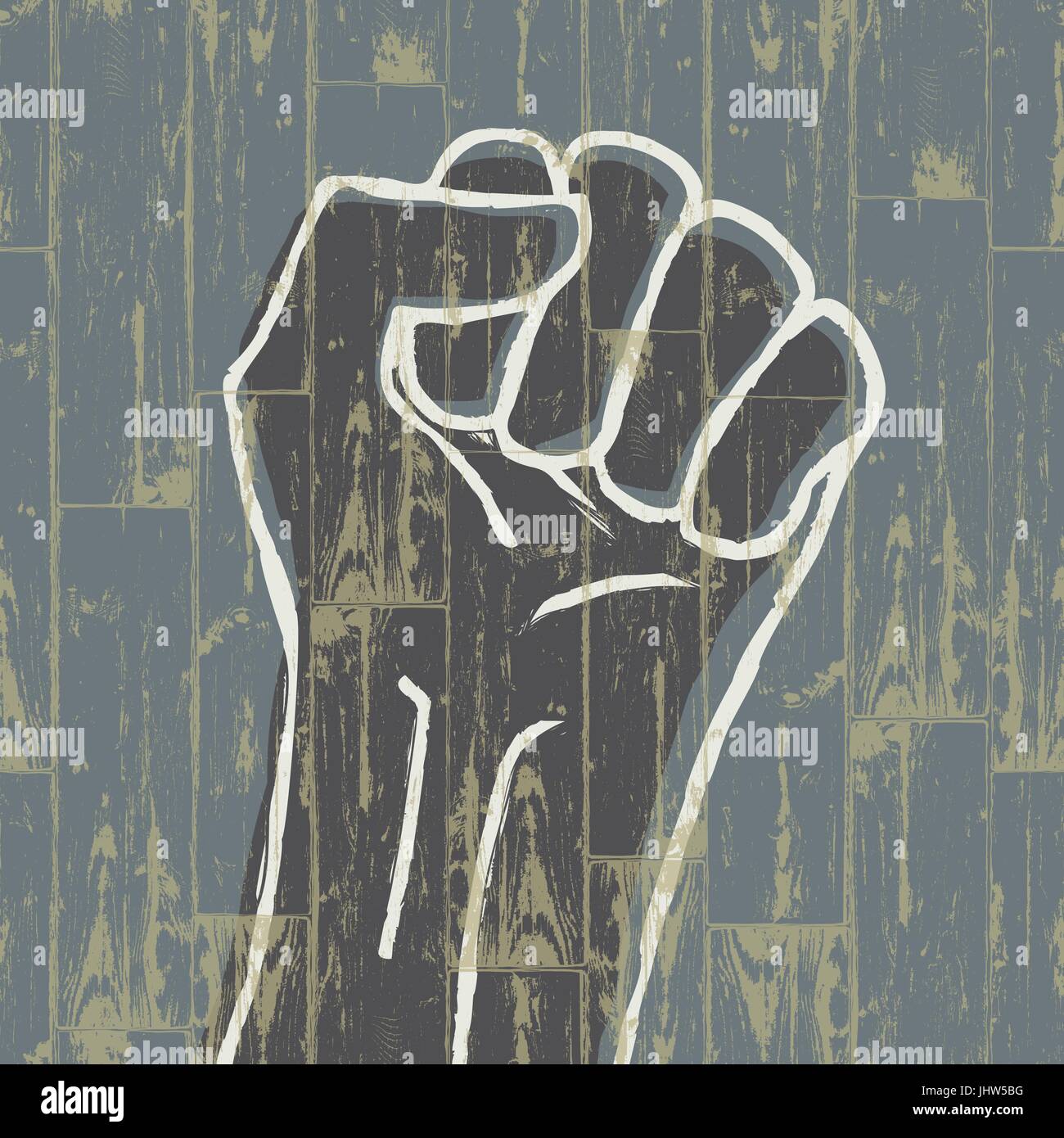Fist revolution symbol Stock Vector Images - Alamy