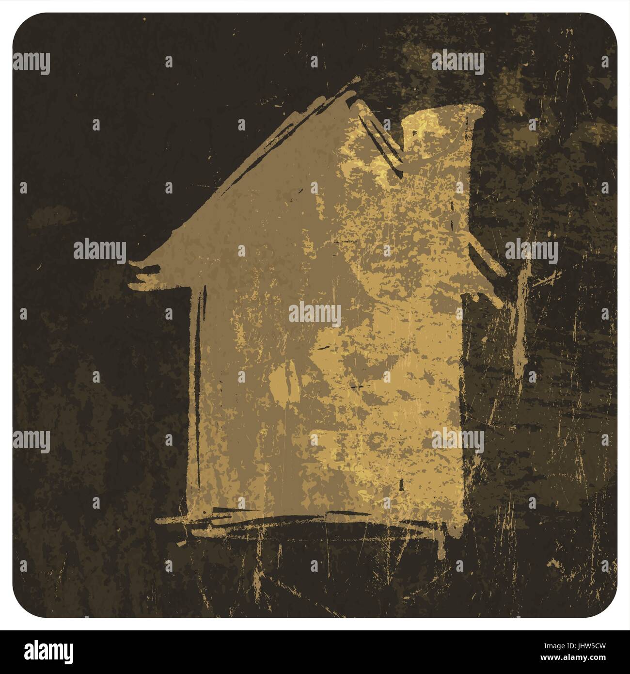 Grunge house. Vector Stock Vector Image & Art - Alamy