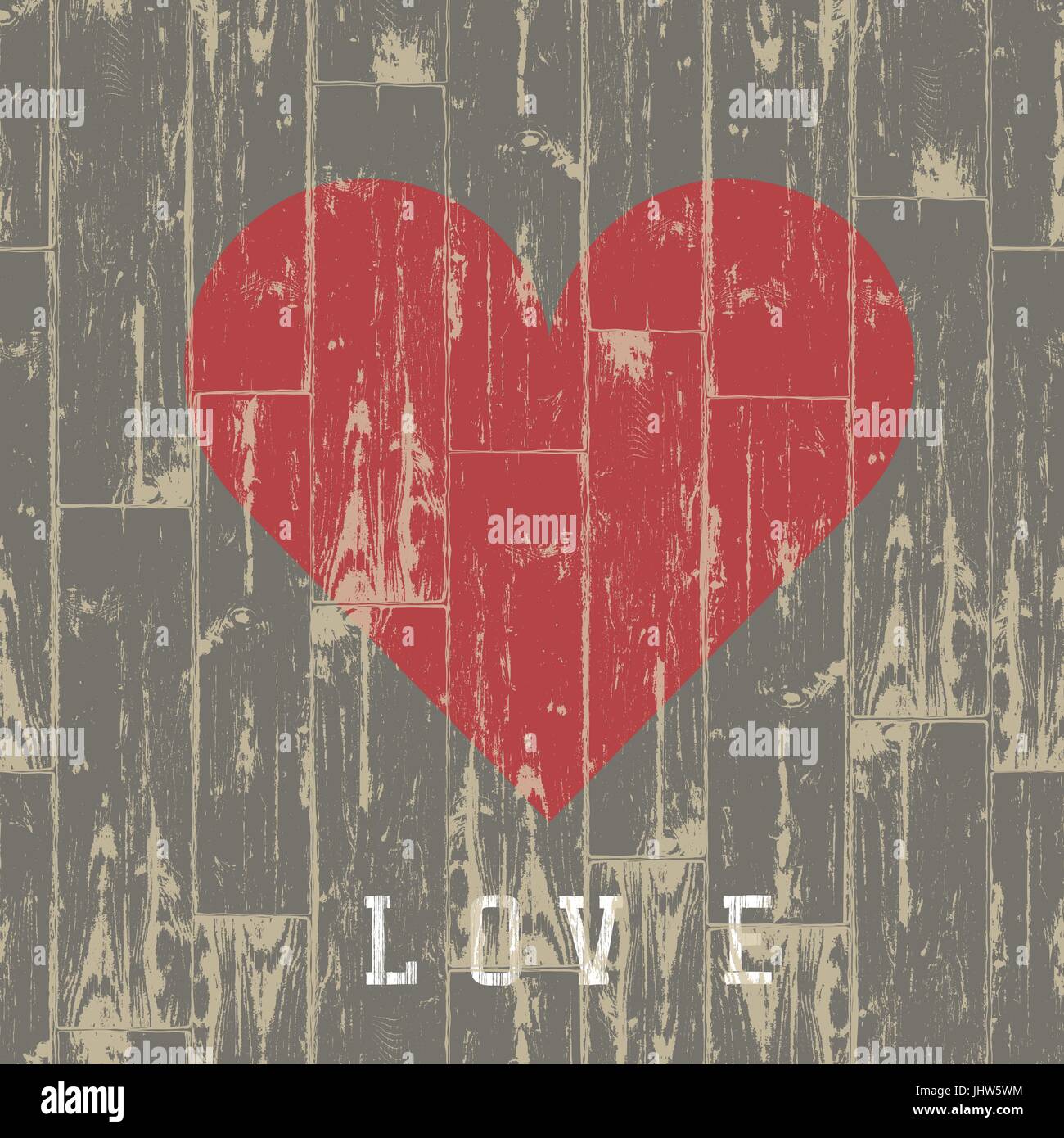 Timber love Stock Vector Images - Alamy