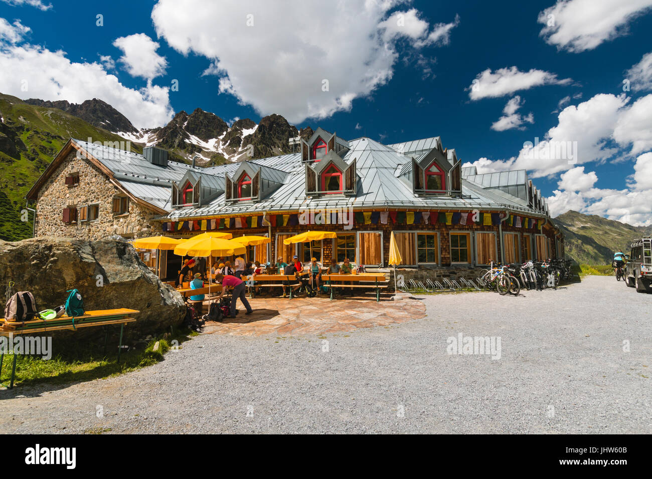 Jamtal hut hi-res stock photography and images - Alamy