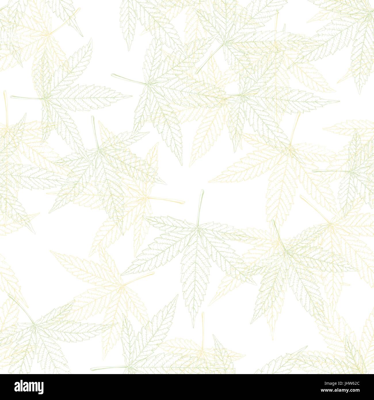 Hemp leaves seamless pattern, vector, EPS8 Stock Vector Image & Art - Alamy