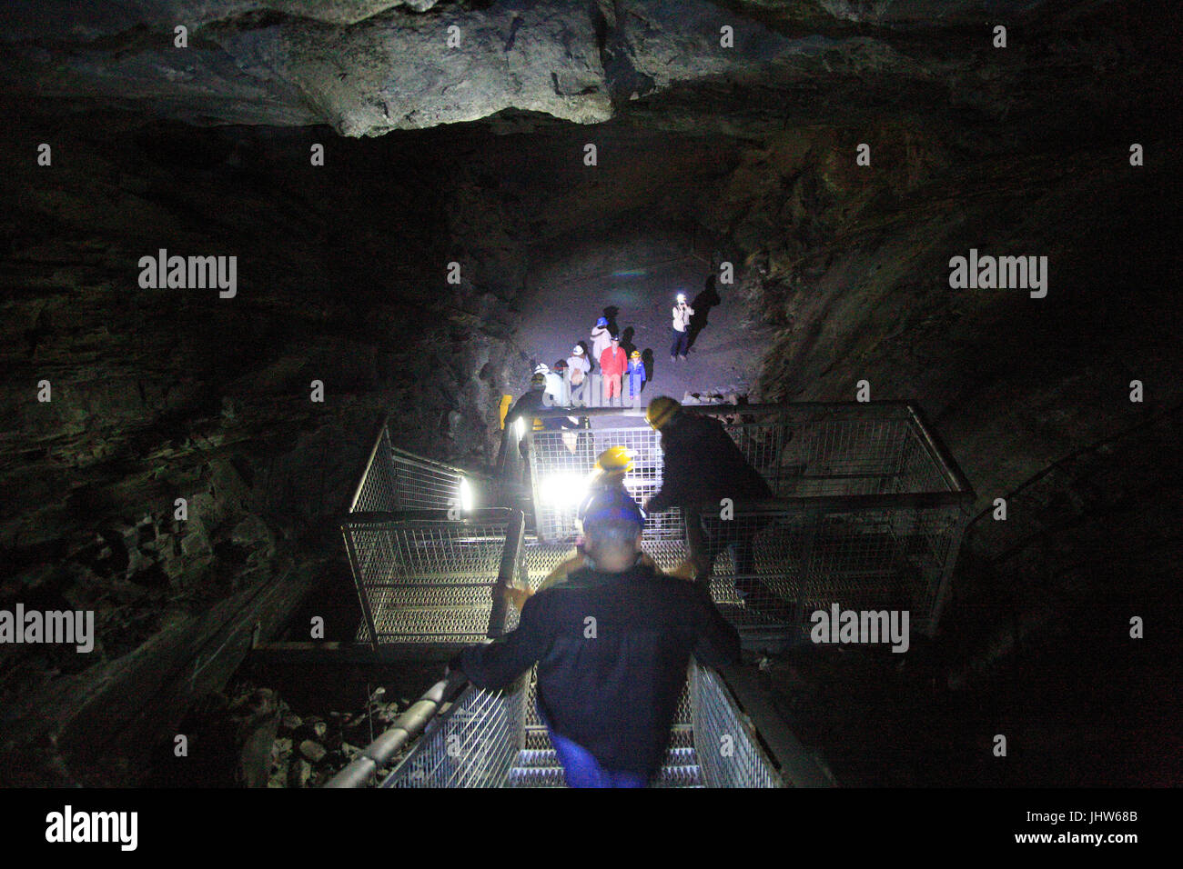 Llechwedd slate mine tourist attraction, Blaenau Ffestiniog, Gwynedd ...