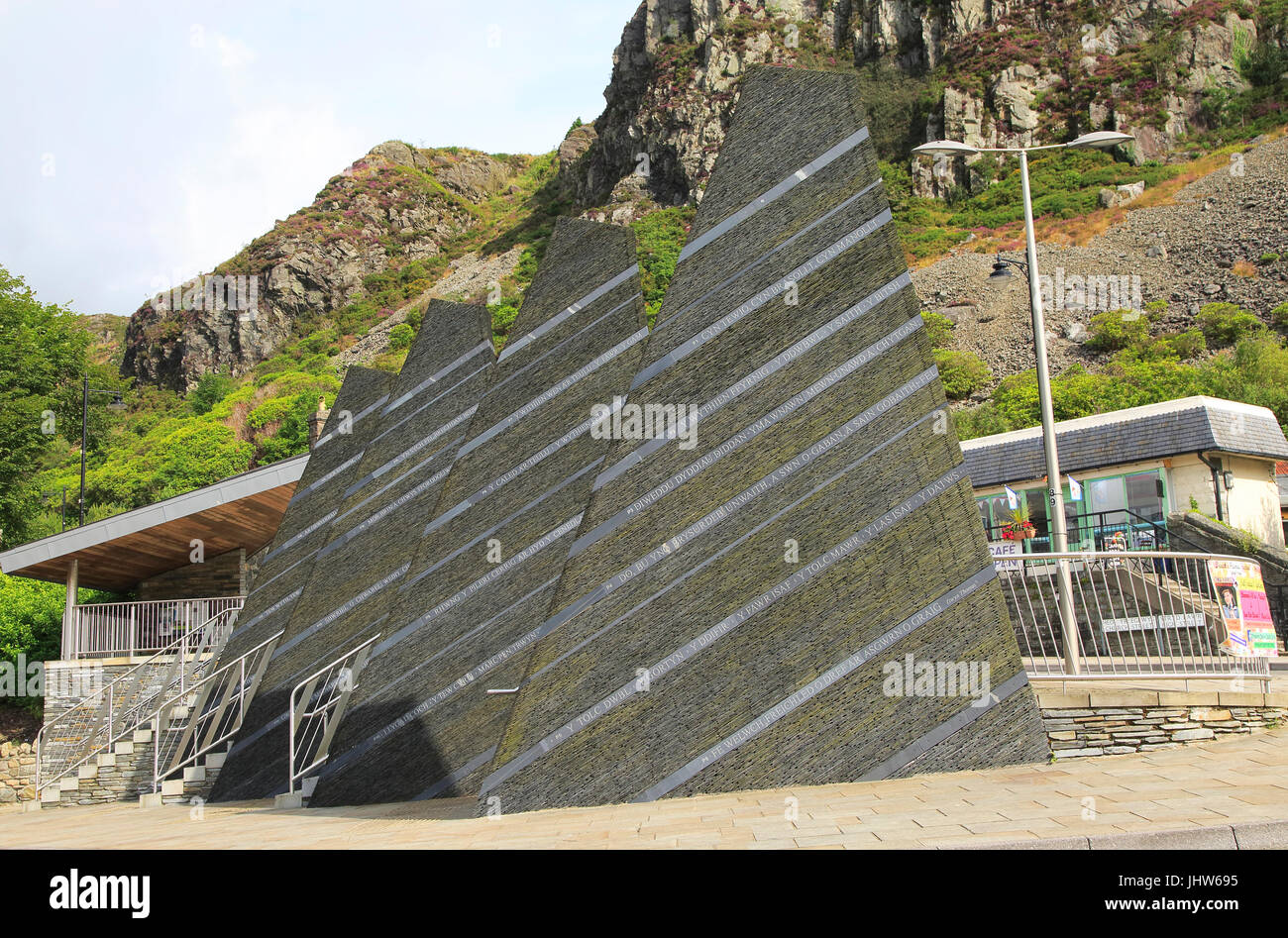 Welsh slate mining heritage hi-res stock photography and images - Alamy