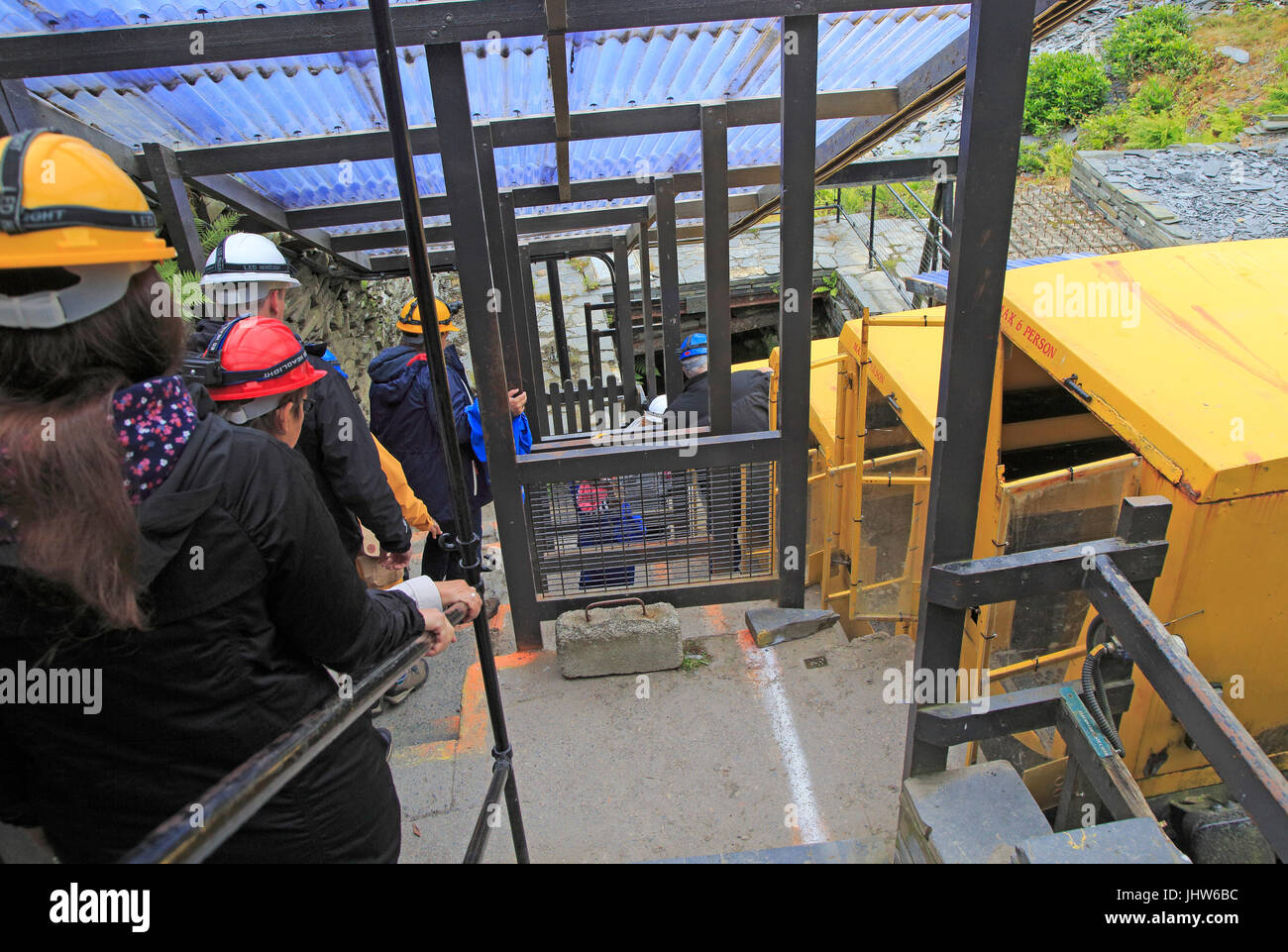 Llechwedd slate mine tourist attraction, Blaenau Ffestiniog, Gwynedd ...