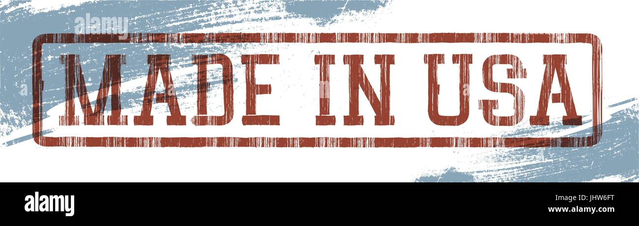 Made in USA. Vintage stamp, Vector, EPS10 Stock Vector Image & Art - Alamy