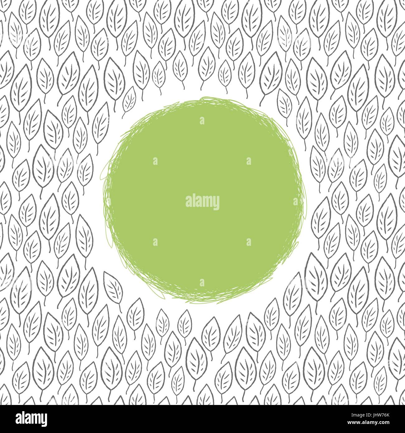 leaf ornamented background with space for text. Vector, EPS8 Stock ...
