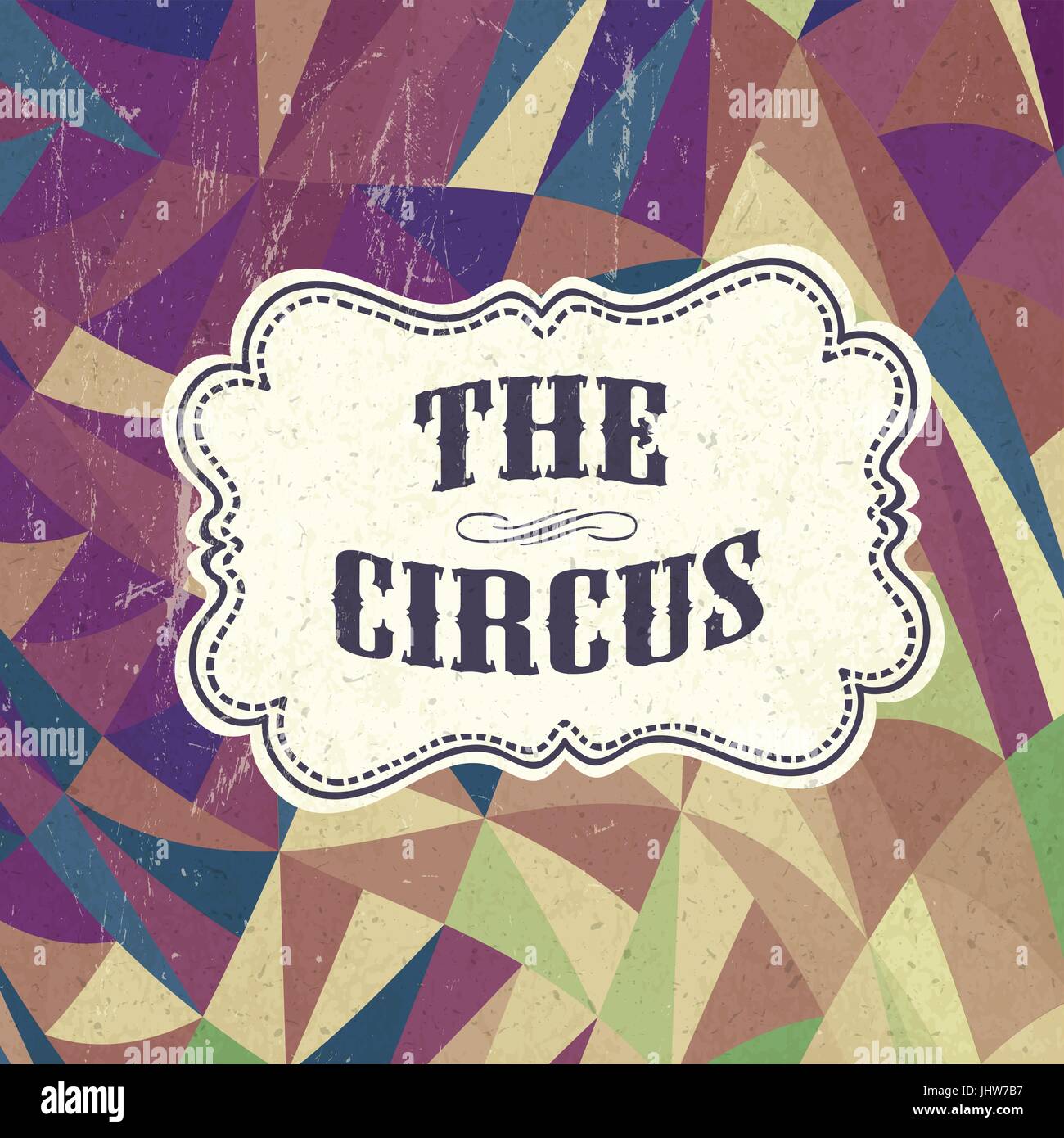 Retro circus background, vector Stock Vector Image & Art - Alamy