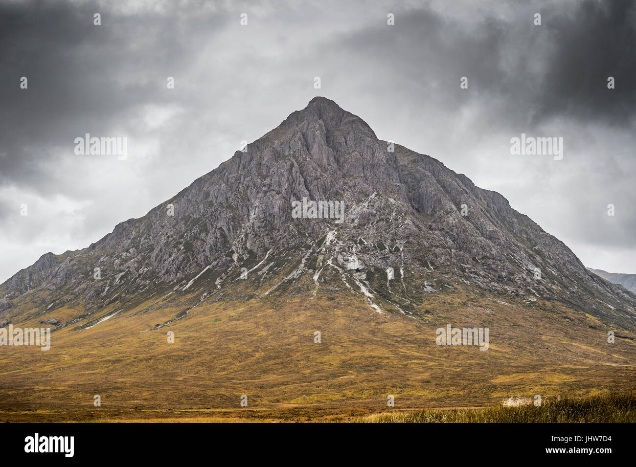 Buachaille Etive Mòr is a mountain at the head of Glen Etive in the ...