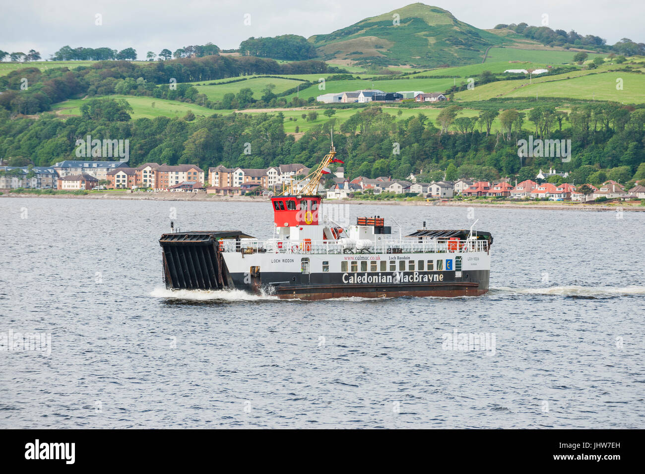 Largs, Scotland - August 17, 2011: A Caledonian MacBrayne ferry. The ...