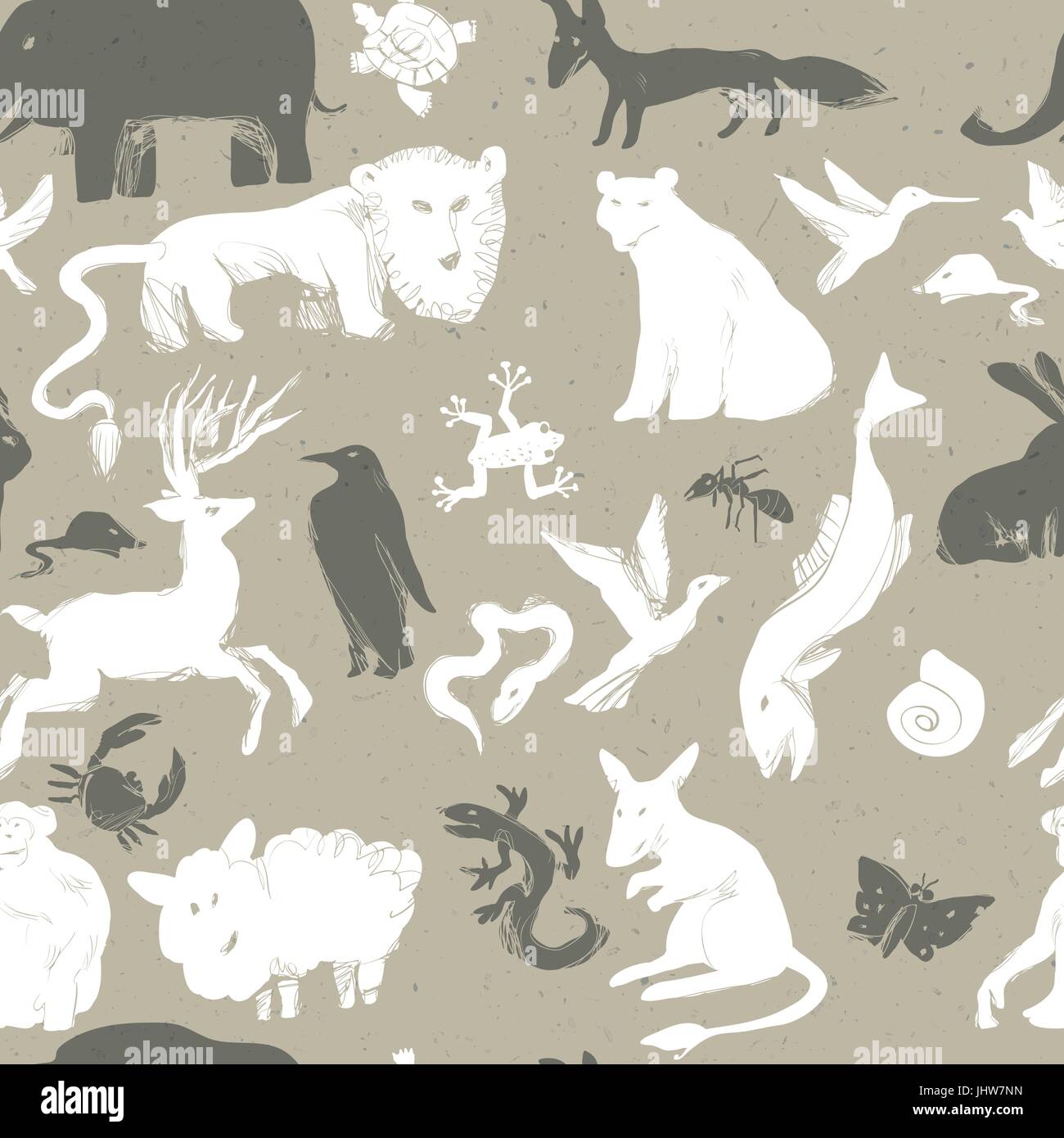 Safe wild animals Stock Vector Images - Alamy