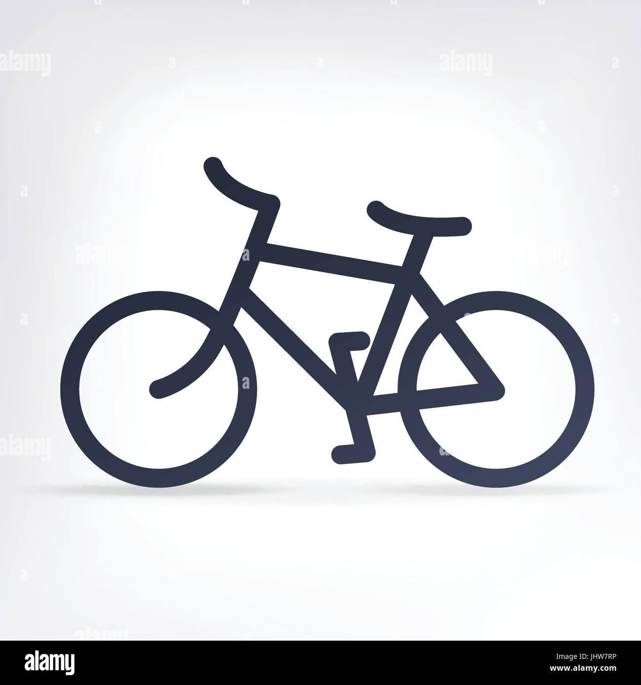 Minimalistic bicycle icon. Vector, EPS10 Stock Vector Image & Art - Alamy