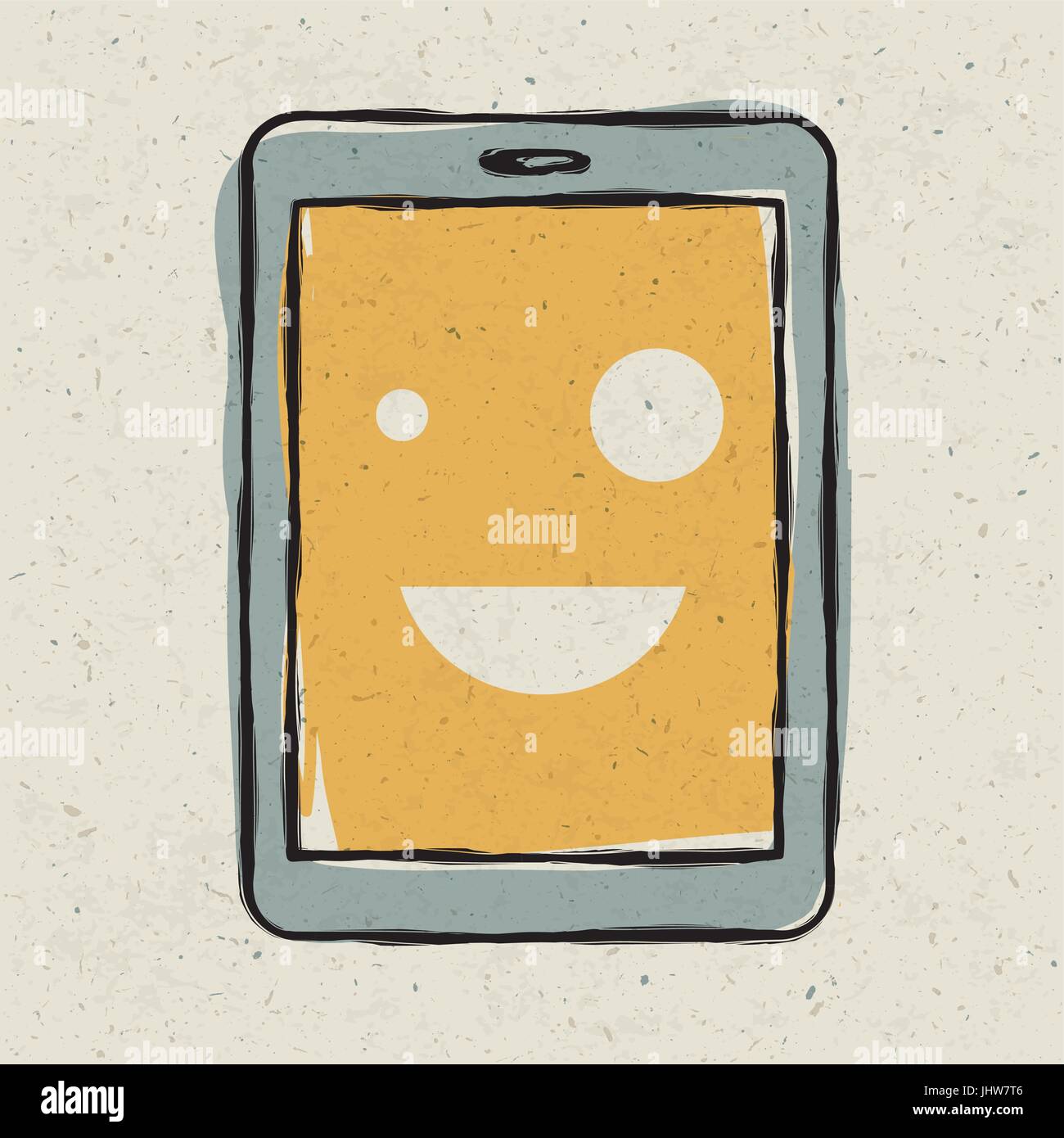 Device smile Stock Vector Images - Alamy