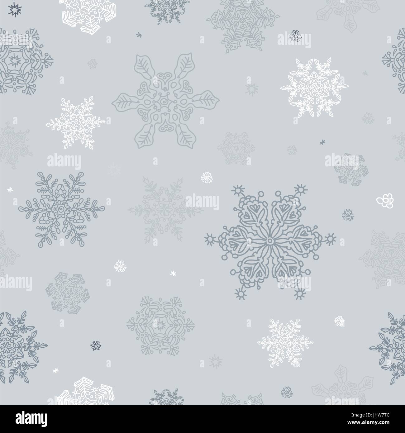 Seamless Abstract Snowflake Background. Vector, EPS8 Stock Vector Image ...