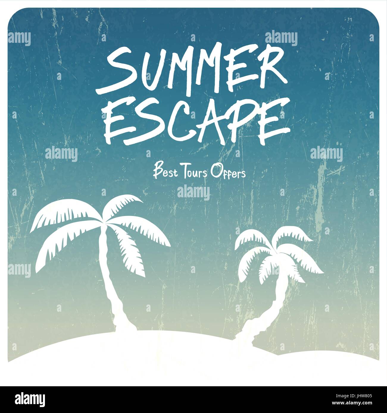 Summer travel illustration. Vector Stock Vector Image & Art - Alamy